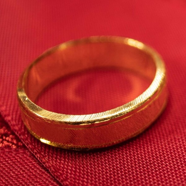 24k Gold Ring - Etsy