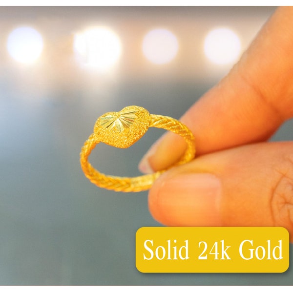 Pure Gold Ring - Etsy
