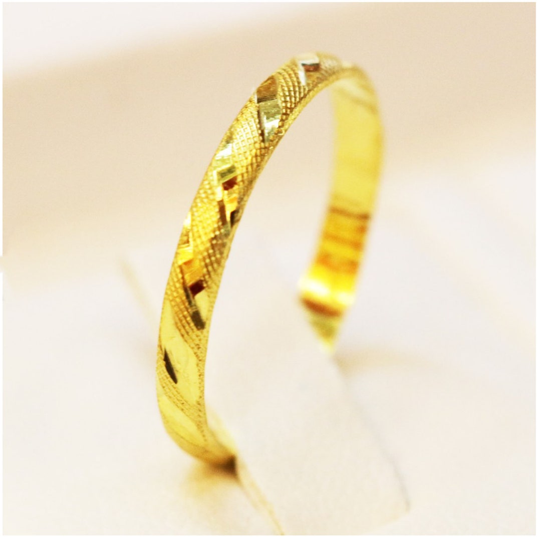 High Quality Real 24k Gold Ring, Women Gold Ring, Strong Gold ...