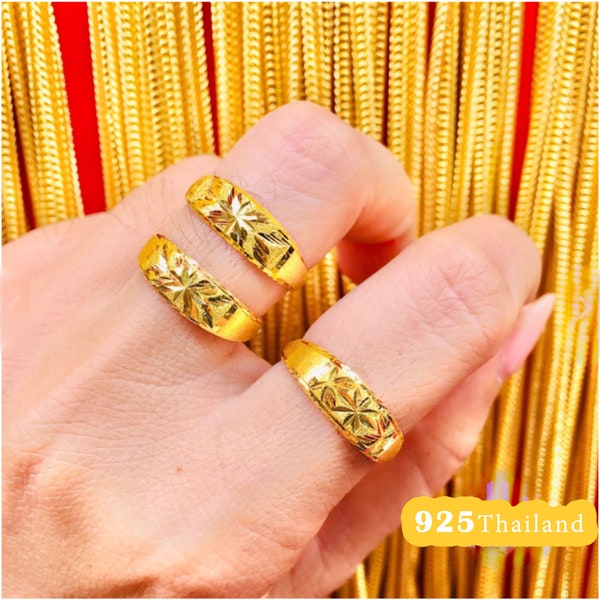 24k Gold Ring - Etsy