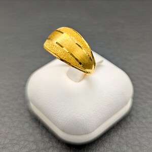 New Beautiful 24k Gold Diego & Sand Classic Wedding Ring, Pure Gold ...