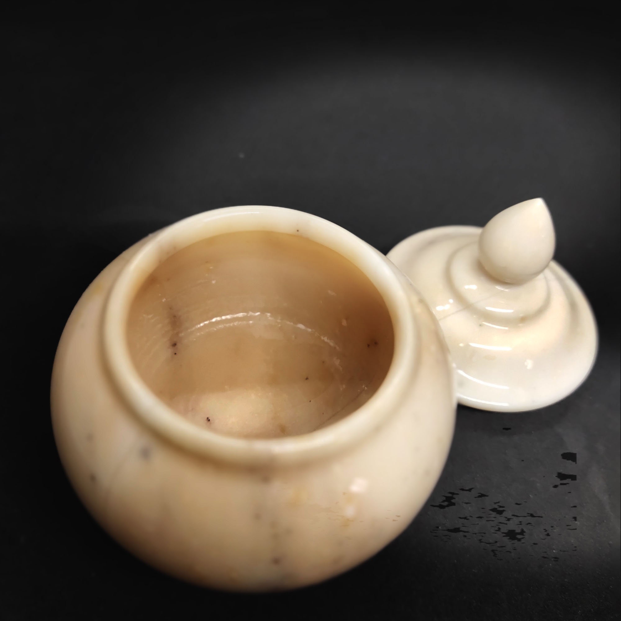 Handmade Thai Marble Carve JarStunning Carved Marble Trinket | Etsy