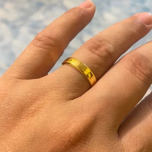 Pure Gold Ring - Etsy