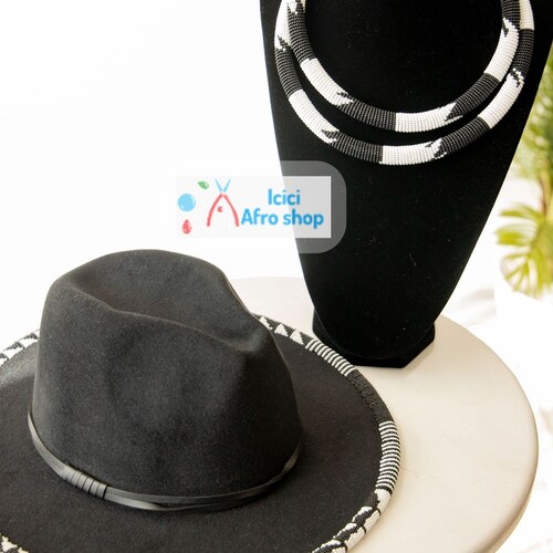 RIM Beaded Fedora Hat fedora Fashion Summer Hats Colorful - Etsy