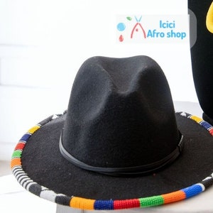RIM Beaded Fedora Hat |fedora Fashion| Summer Hats| Colorful Fedoras ...
