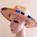RIM Beaded Fedora Hat fedora Fashion Summer Hats Colorful - Etsy