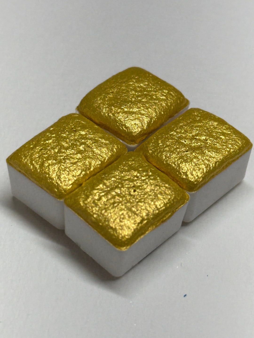 Yellow Gold Metallic Handmade Watercolour - Tweety - Non-toxic Metallic ...