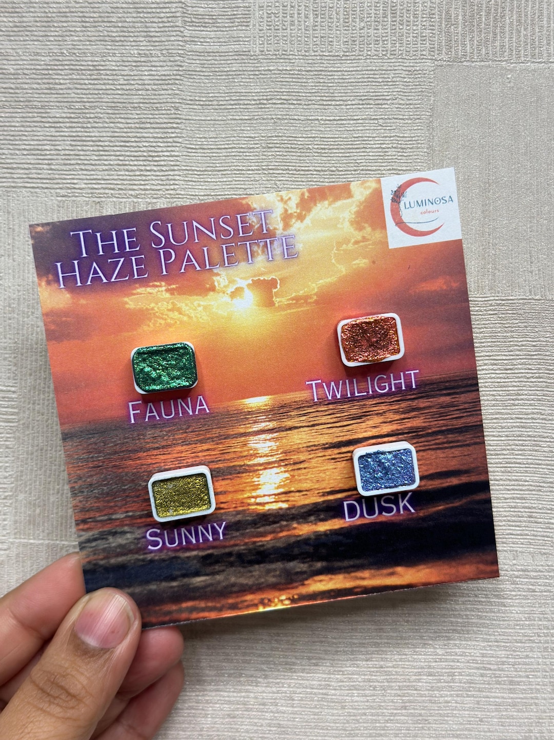 Sunset Haze Mini Palette : Colour-shifter and Holographic Handmade ...