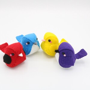 Sewing Pattern for Felt Bird Plush - Etsy