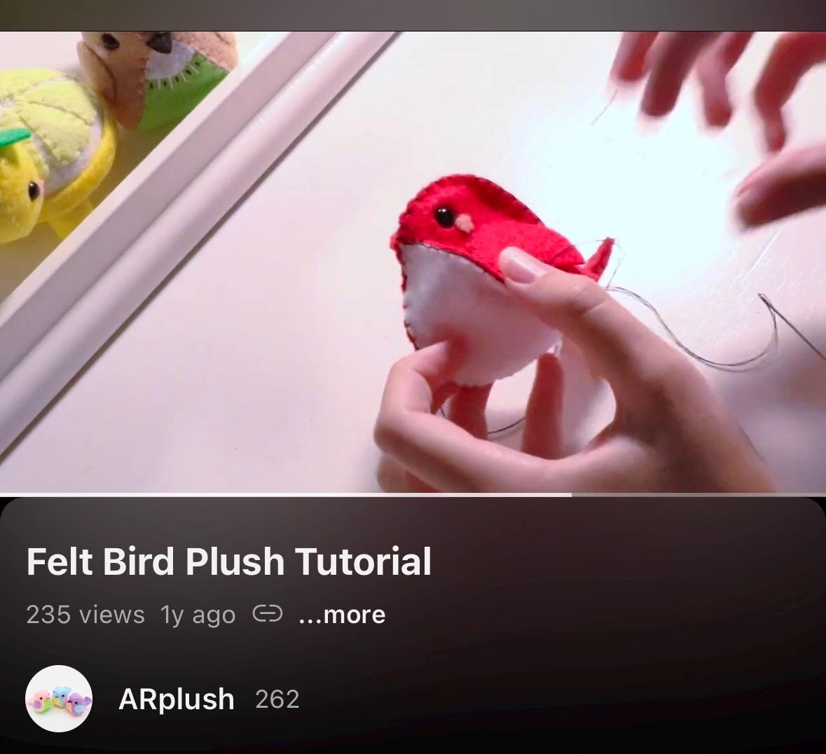 Sewing Pattern for Felt Bird Plush - Etsy