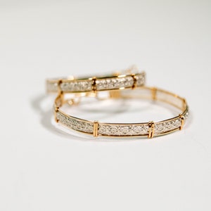 PUALANI Bracelet - Sterling Silver and 14K Gold Filled Wrapped Hawaiian ...