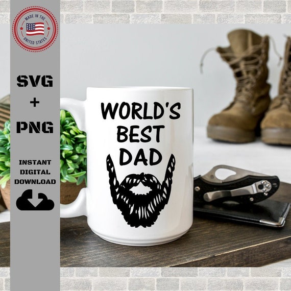 Father's Day Beard Life World's Best Dad Gift for | Etsy