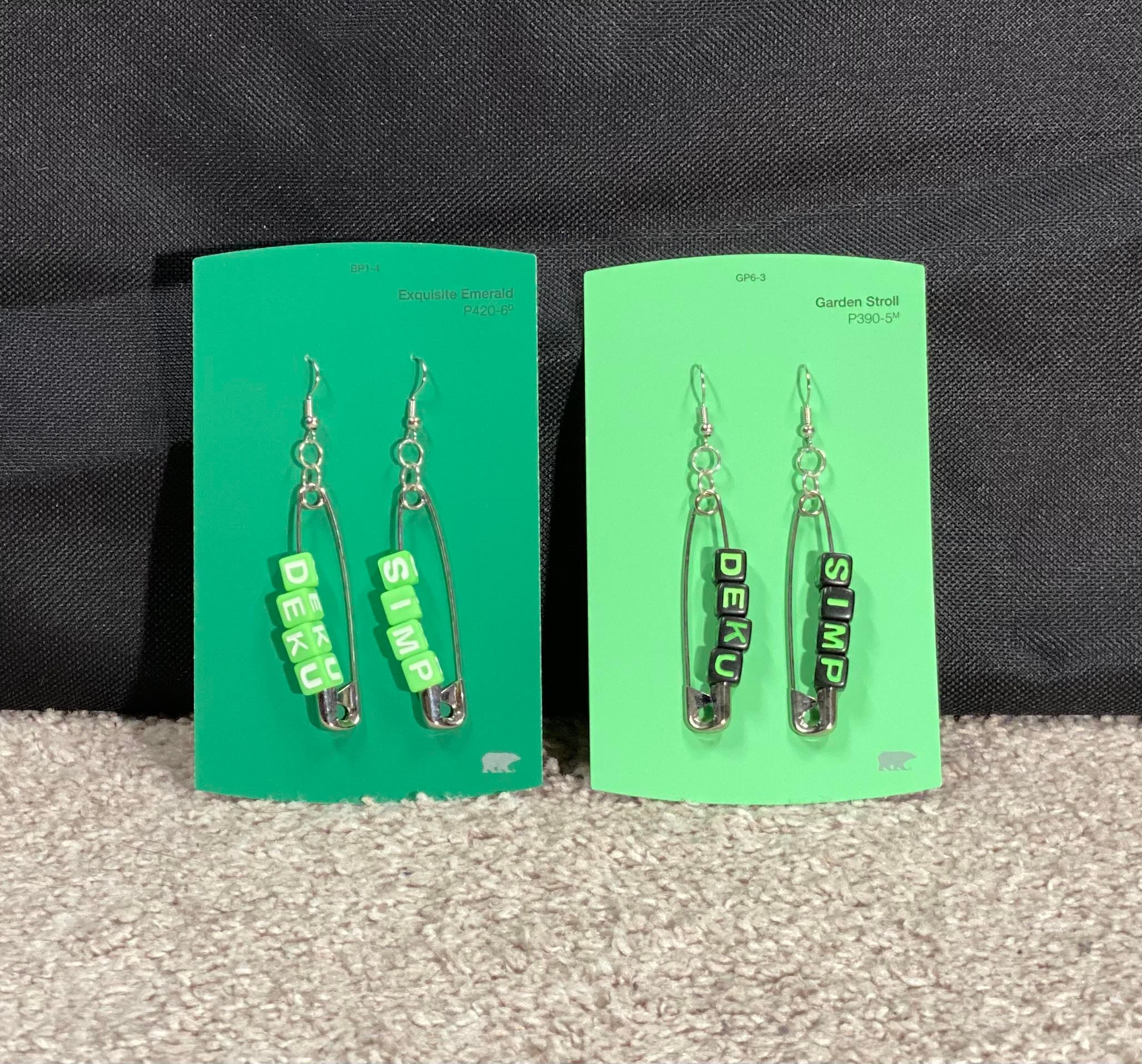 My Hero Academia Simp Earrings MHA Earrings Anime Earrings | Etsy