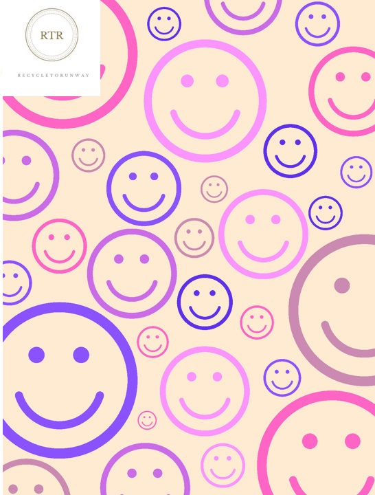 Pink/ Purple Smiley Face Collage Graphic - Etsy