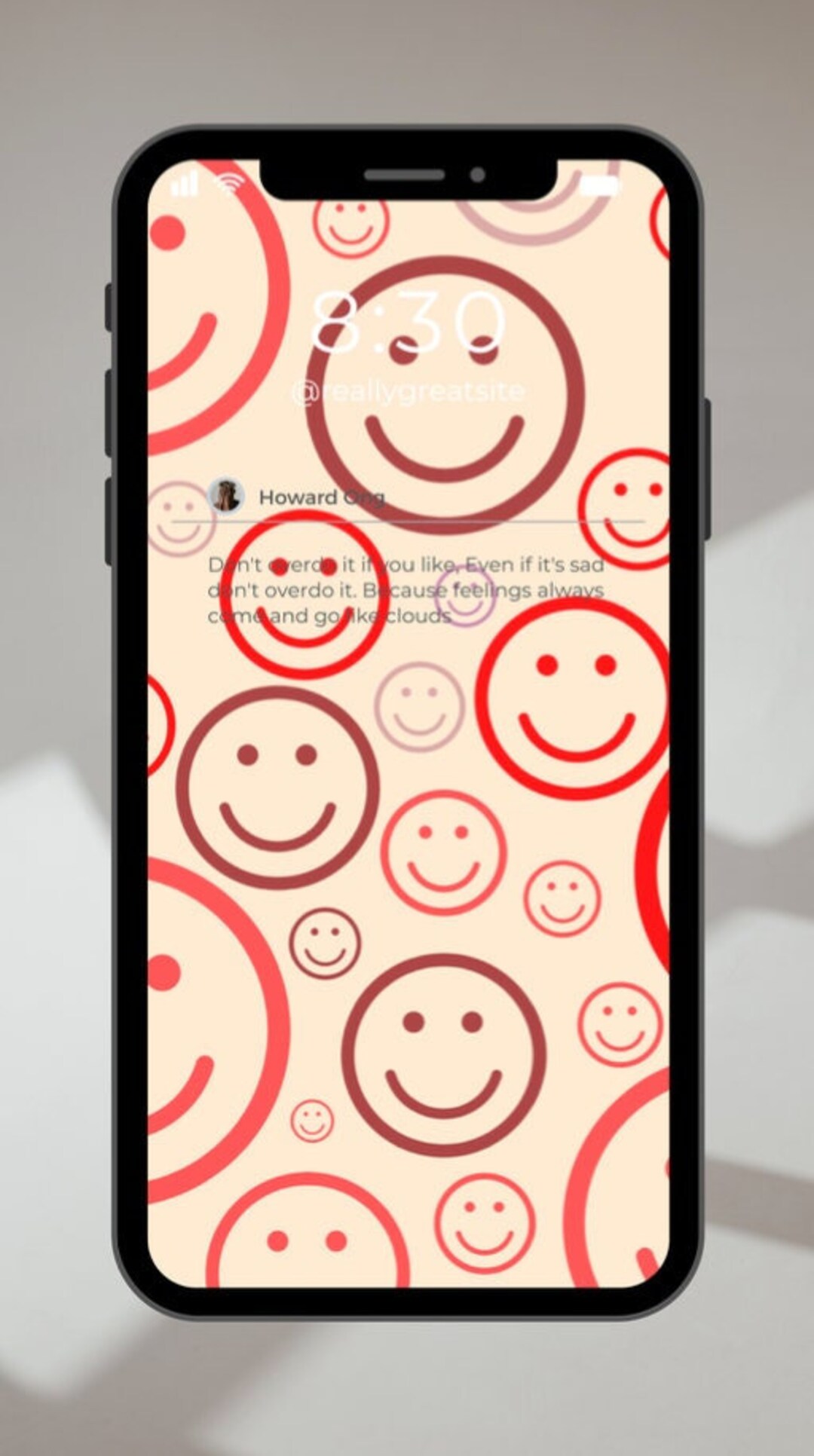 Red Smiley Face Collage Graphic - Etsy