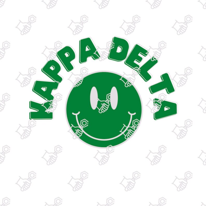 Kappa Delta Smiley Face - Etsy