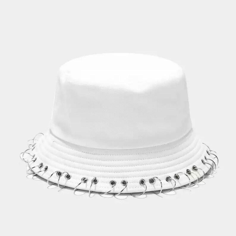 Punk Bucket Hat Rock Grunge Fishermans Hat Panama Hat - Etsy