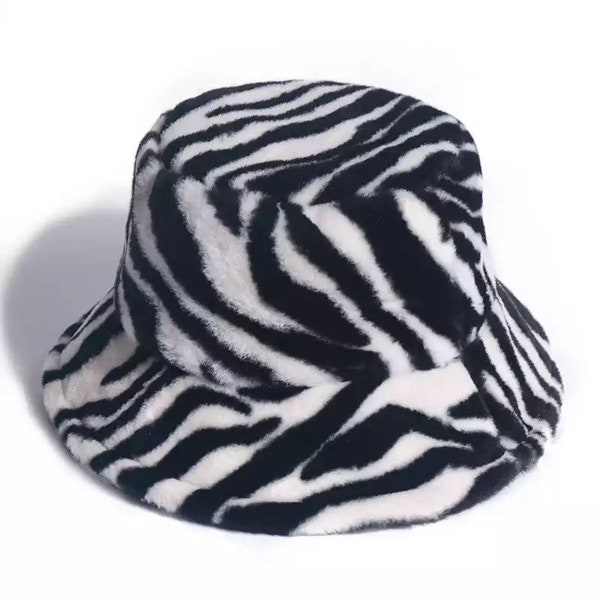 Zebra Hat - Etsy