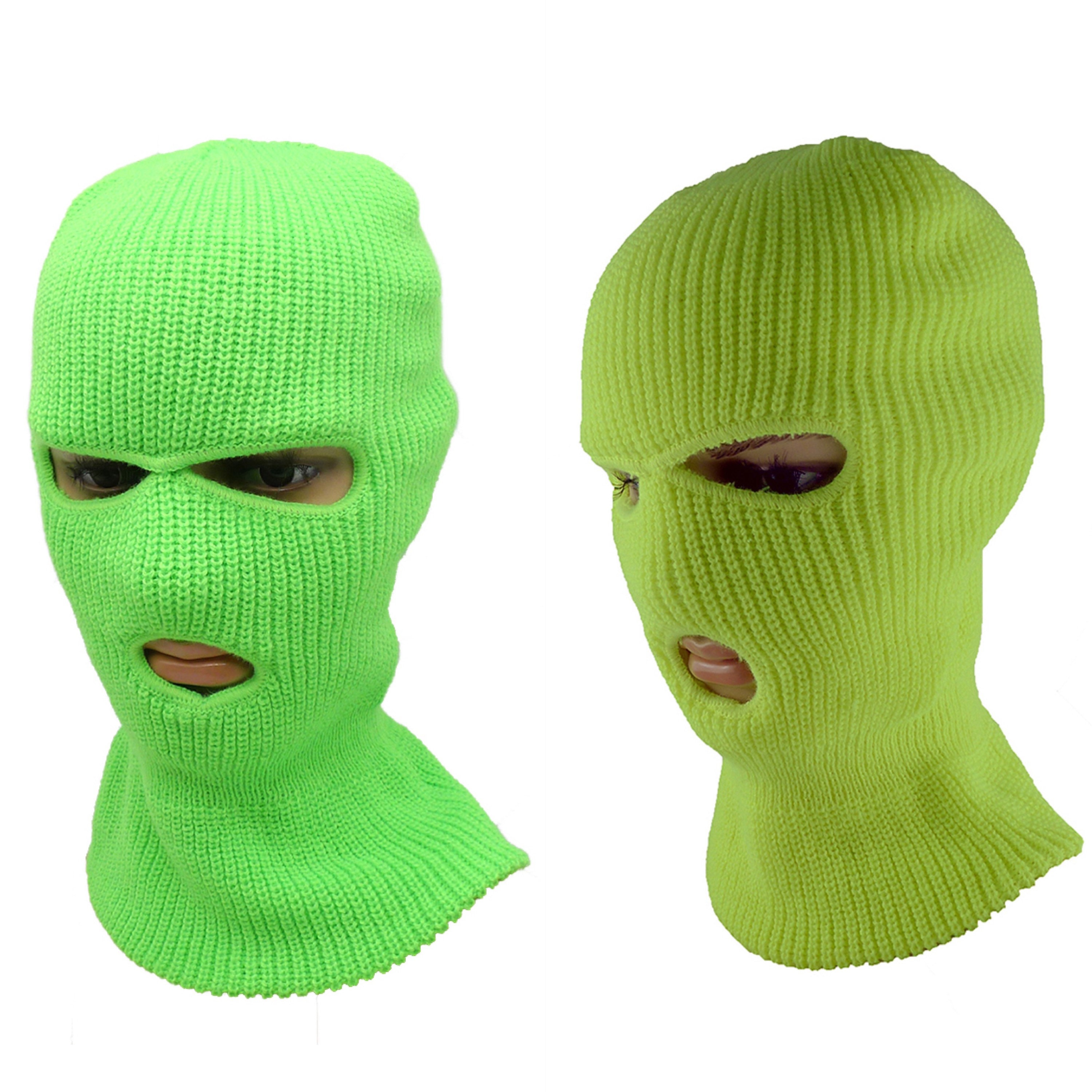 3 Hole Ski Mask Knitted Balaclava Snood Wooly Hat | Etsy