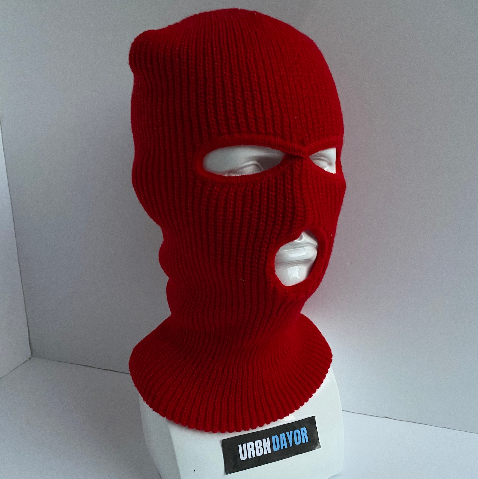 3 Hole Ski Mask Knitted Balaclava Snood Wooly hat | Etsy