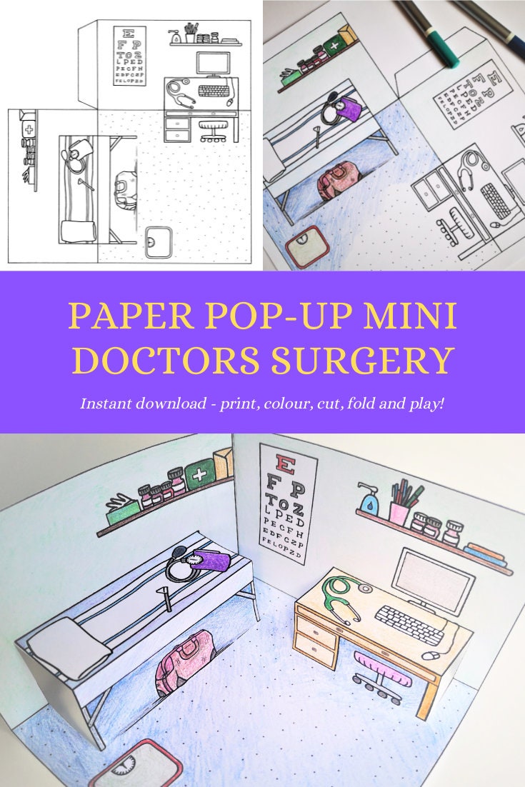 Printable Mini Doctors Surgery / Office Pretend Play - Etsy