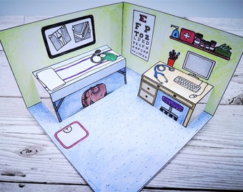 Halloween Craft Pop-up Witches House Diorama - Etsy UK