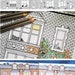 BUNDLE of 4 Victorian Terrace House Exterior Coloring Pages - Instant ...
