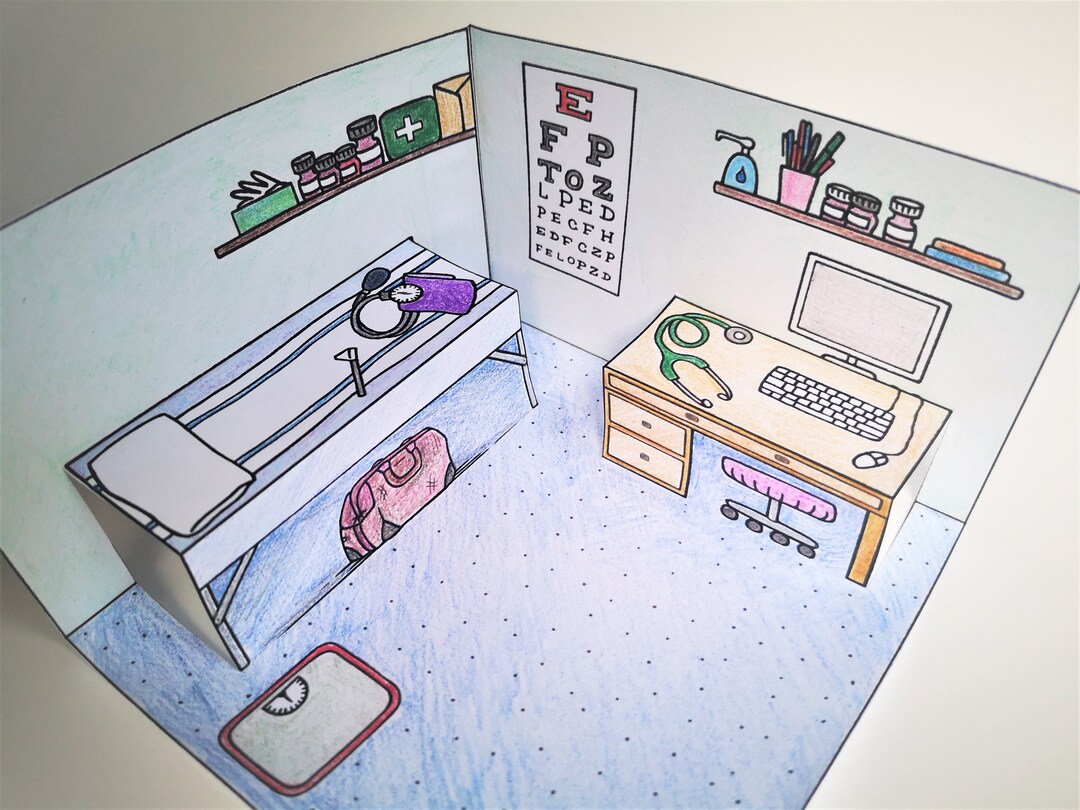 Printable Mini Doctors Surgery / Office Pretend Play - Etsy