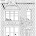 BUNDLE of 4 Victorian Terrace House Exterior Coloring Pages - Instant ...