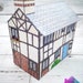 Mini Tudor Cottage Paper Model Printable - Color and Assemble - Etsy UK