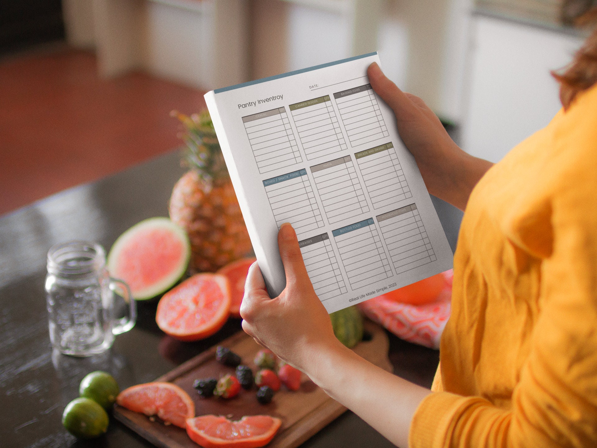 Printable Pantry Organization Checklist Inventory Management Supplies Pantry Kitchen Pantry ...