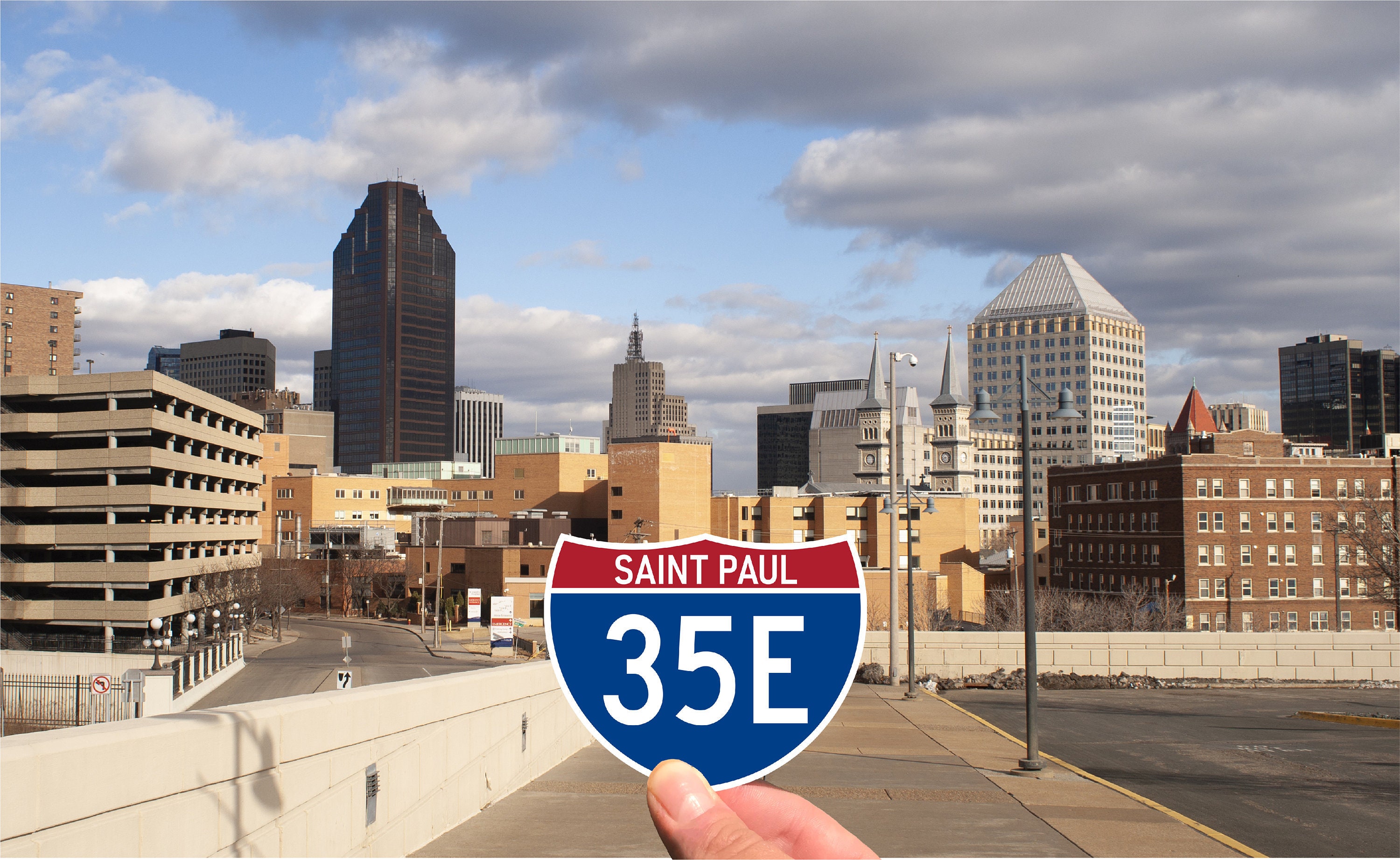 Minneapolis/saint Paul Highway Shield Stickers - Etsy