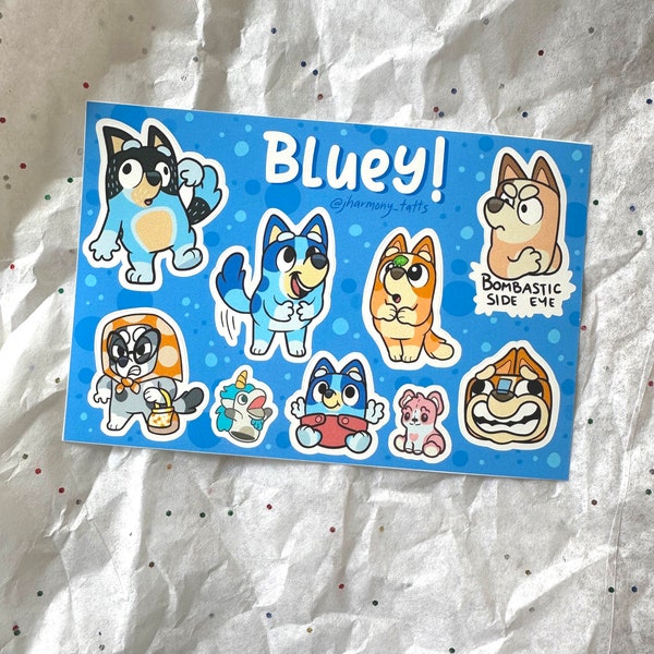 Polly Puppy Bluey - Etsy