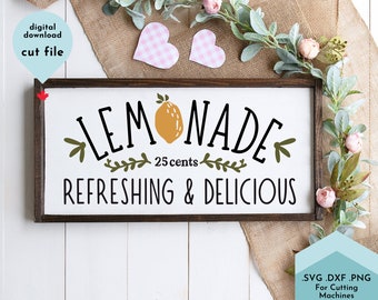 Cute Lemonade Sign - Etsy