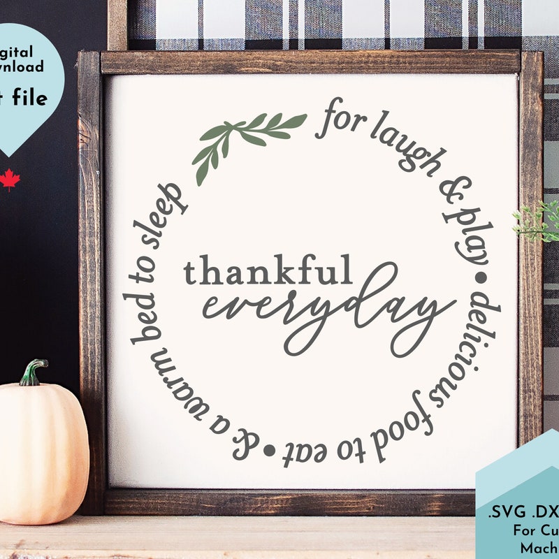 Cricut Thanks Card - Etsy