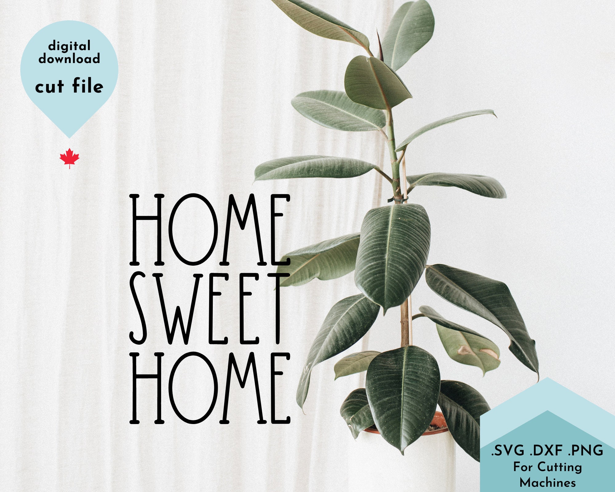 Home Sweet Home SVG Welcome Sign Svg Dxf Png Instant - Etsy