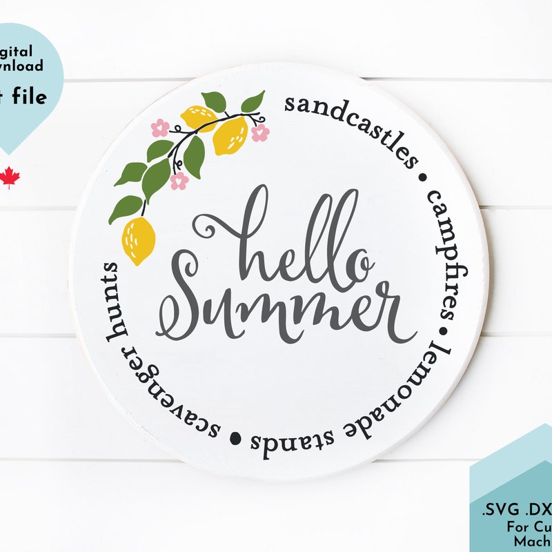 Summer Wreath Signs - Etsy