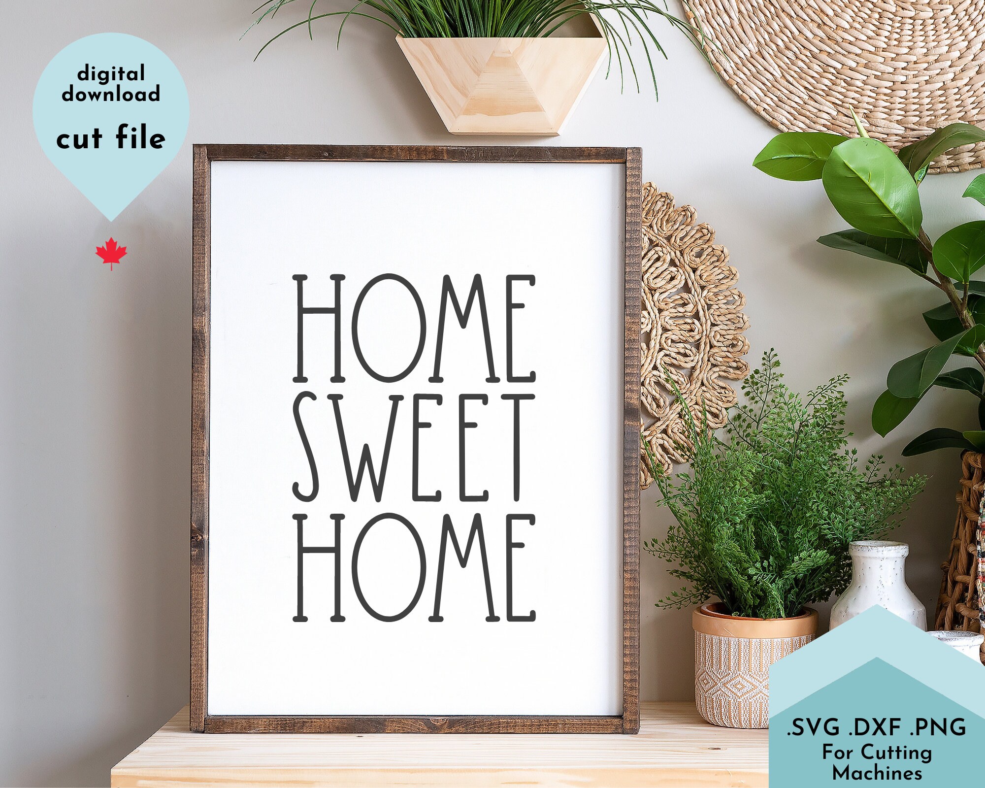 Home Sweet Home SVG Welcome Sign Svg Dxf Png Instant - Etsy