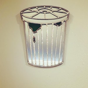 Trash Mirror Stained Glass Mirror Glass Wall Mirror Glass Art Garbage ...