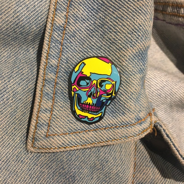 Skull Lapel Pin - Etsy
