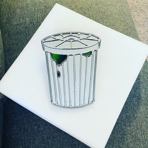 Trash Mirror Stained Glass Mirror Glass Wall Mirror Glass Art Garbage ...