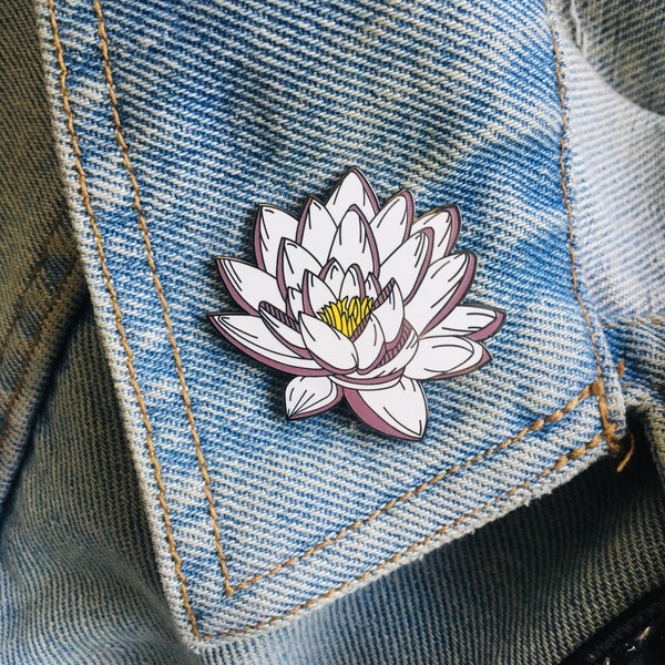 Enamel Lotus - Etsy