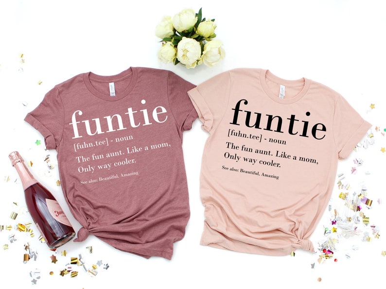 Funtie Definition Shirt Auntie Shirts Aunt T Shirt Best | Etsy