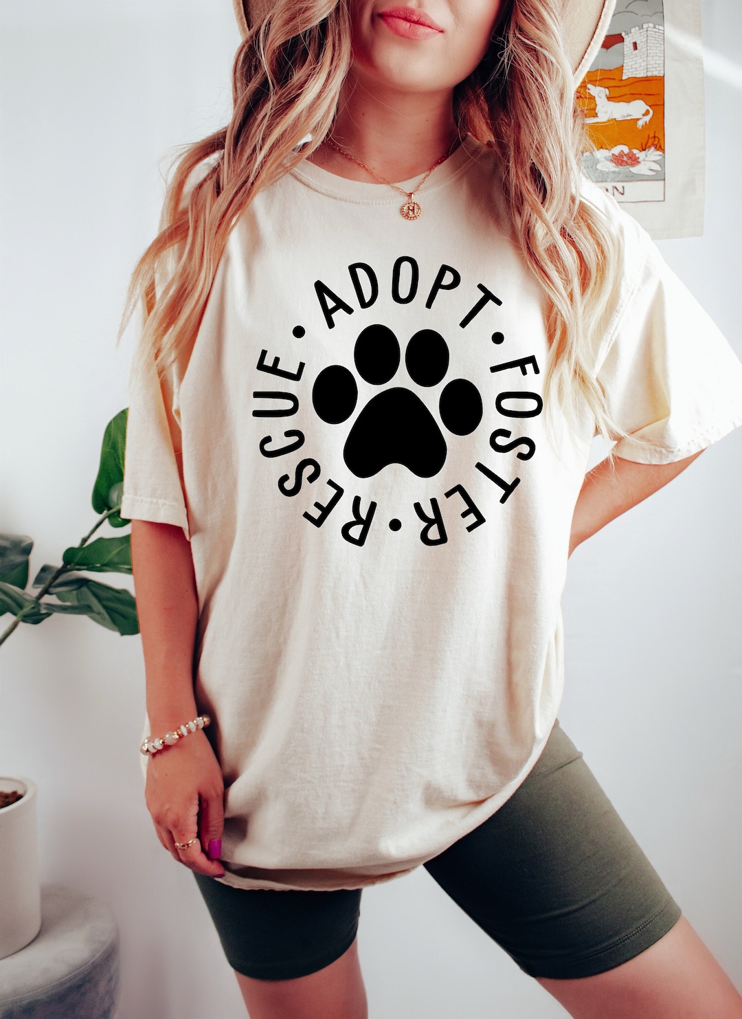 Rescue Adopt Foster Shirt, Dog Paw Shirt, Dog Adoption Tee,rescue Dog ...