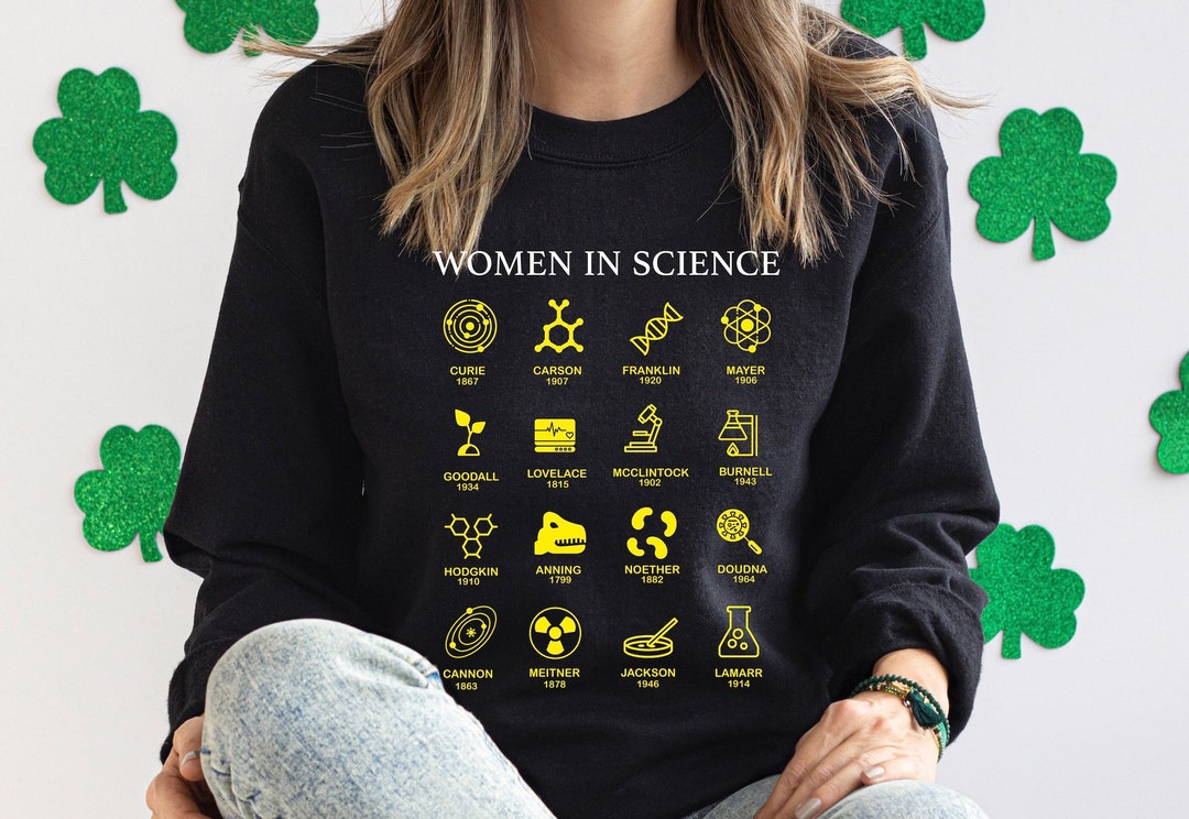 Custom Women in Science Shirt, Woman Chemistry Scientist Tshirt ...