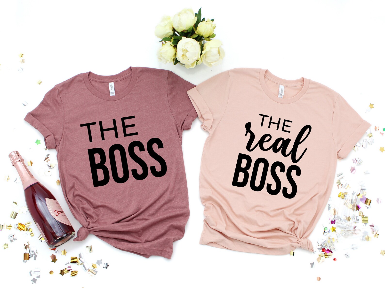 The Boss Matching Family T-shirt Set, Funny Father's Day Gift - Etsy