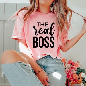 The Boss Matching Family T-shirt Set, Funny Father's Day Gift - Etsy