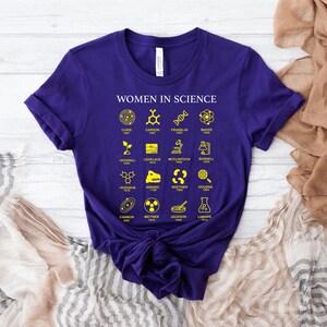 Custom Women in Science Shirt, Woman Chemistry Scientist Tshirt ...