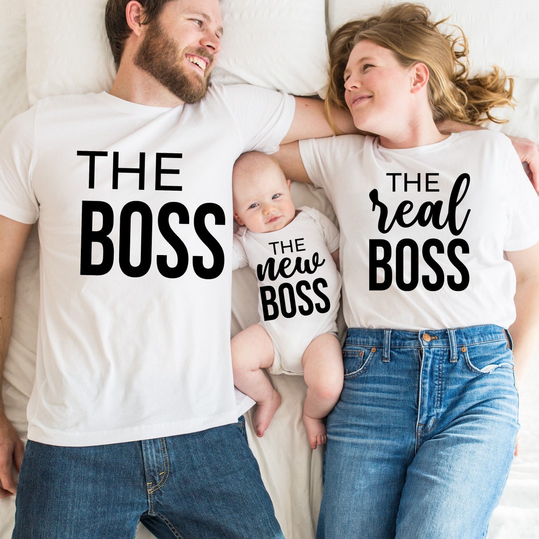 The Boss Shirt, the Real Boss T-shirt,the New Boss T-shirt,fathers Day ...