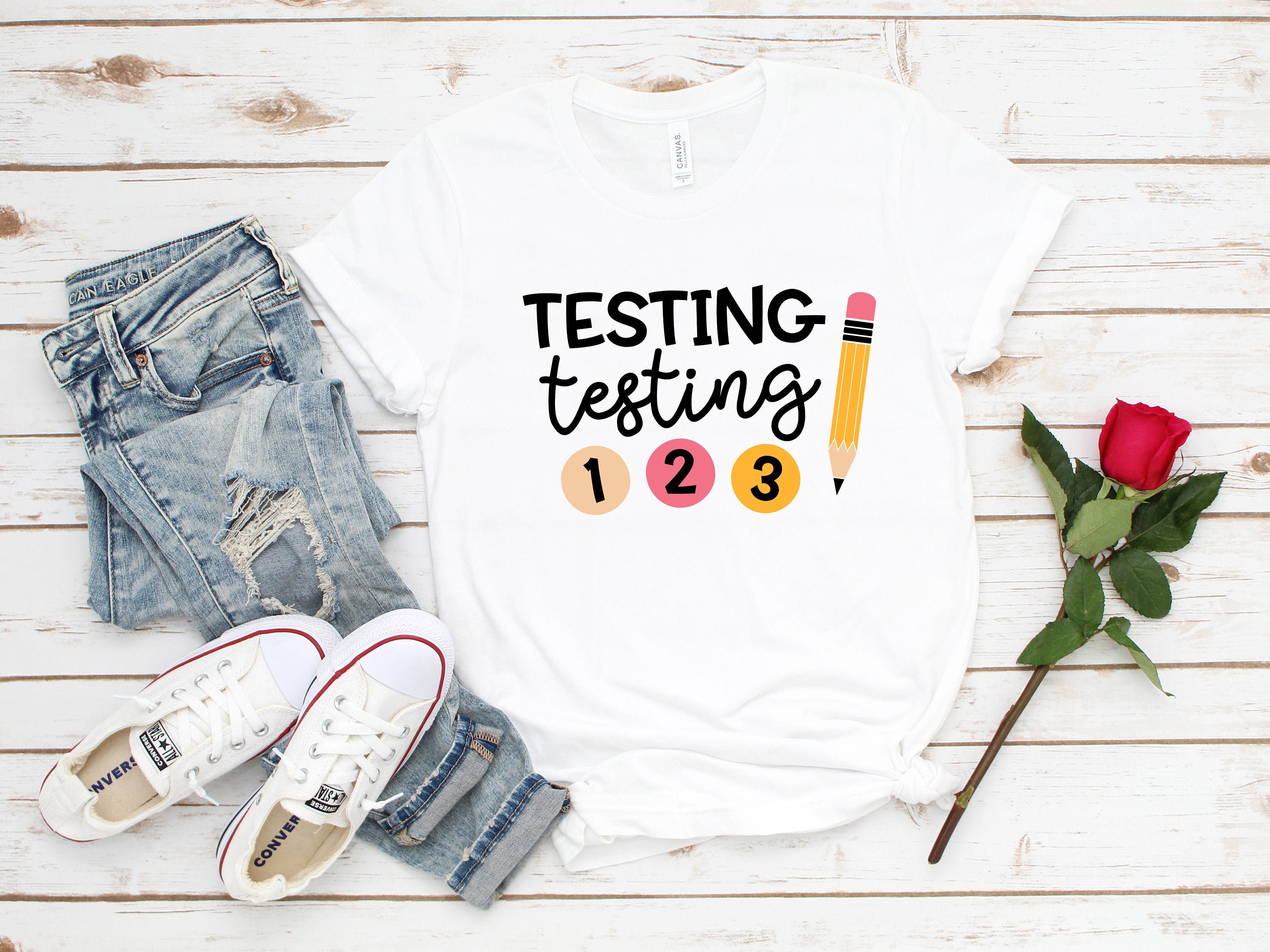 Teacher Shirts State Testing Shirt You Are More Than A Test | Etsy